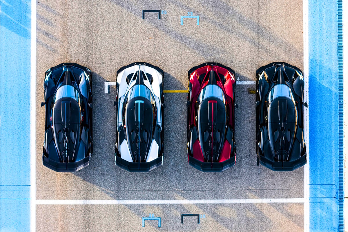 Bugatti gathers 10% of its Bolides at the Paul Ricard circuit for an ...